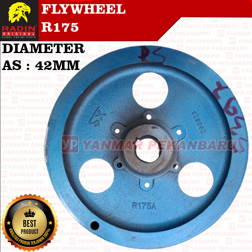 Jual R175 Flywheel Roda Angin Roda Gila Roda Gendeng Dongfeng 7PK RD ...