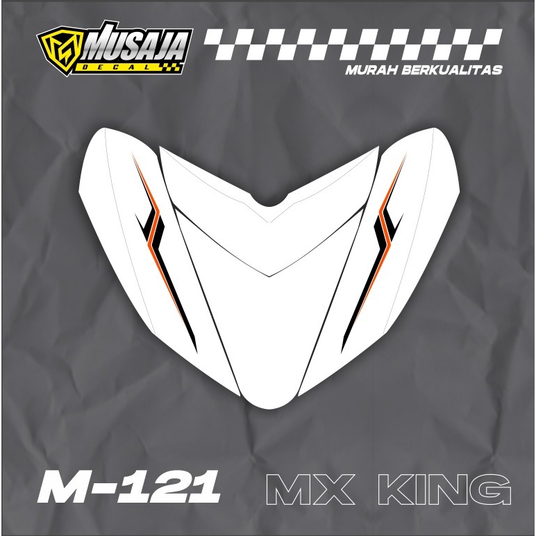 Jual Decal/striping mx king/new bagian dada depan saja - dekal/striping ...