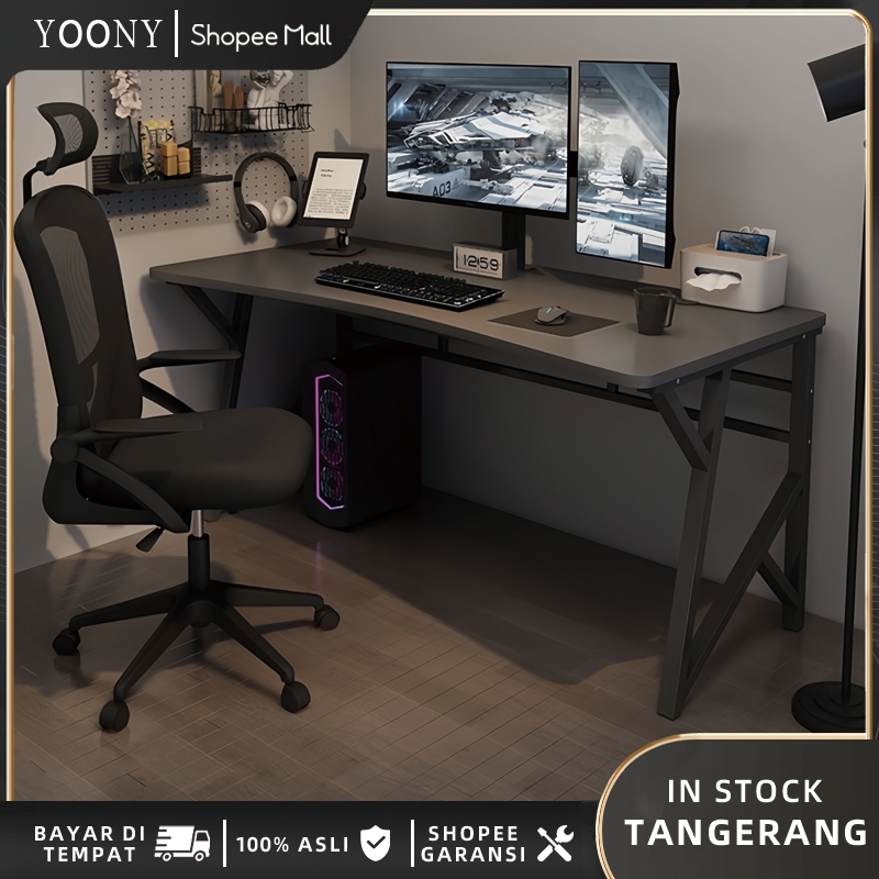 Jual YOONY Meja Komputer Gaming Meja Laptop Meja Kamar Tidur Rumah Meja ...