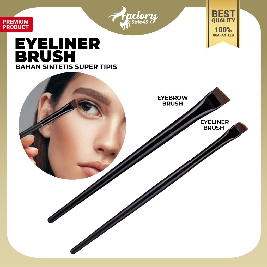 Jual Kuas Alis Eyebrow Eyeliner Brush MAC Satuan Profesional Super ...
