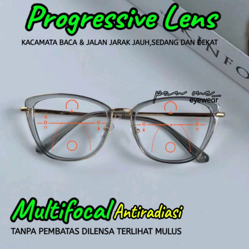 Jual Kacamata Baca Progresif Antiradiasi Cat eye | Frame Kacamata Baca ...