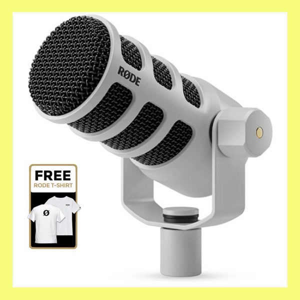 Jual Rode Podmic Microphone White | Shopee Indonesia