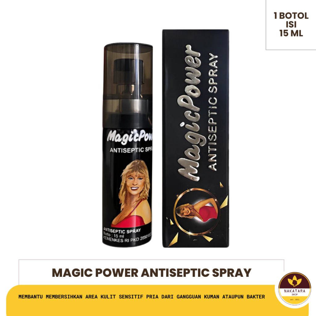 Jual MAGIC POWER ANTISEPTIC SPRAY FOR MEN 15 ML | Shopee Indonesia