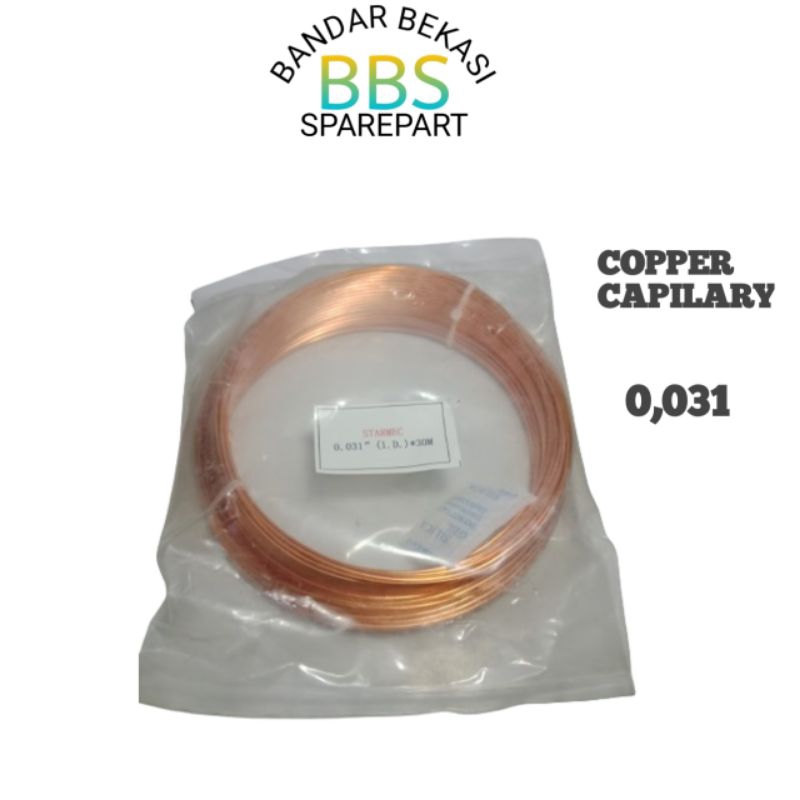 Jual PIPA KAPILER 0,31 MM TEMBAGA 30 M/1 ROL-PIPA CAPILER AC-KAPILER ...