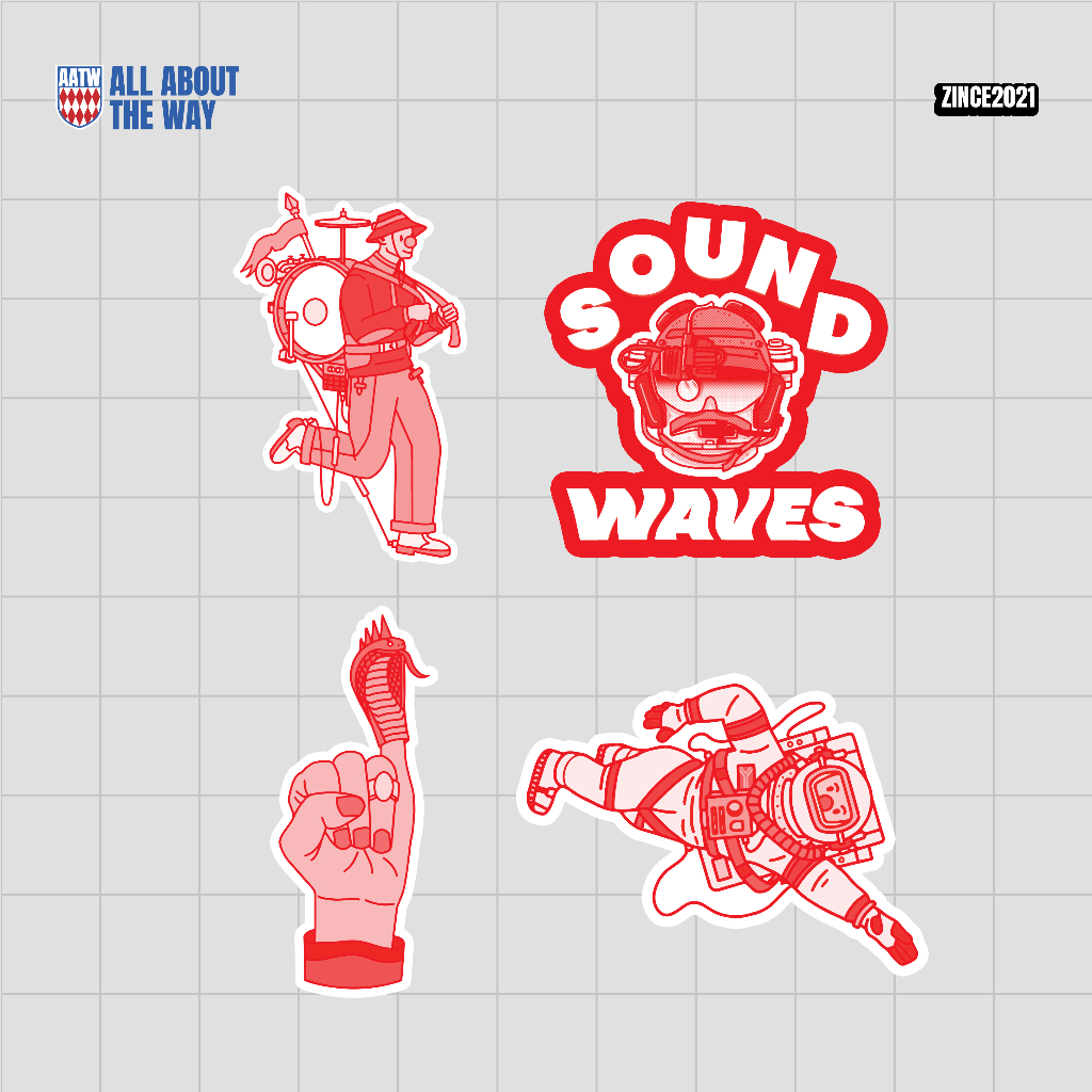 Jual HSD Vinyl Sticker Pack Series - Volume 1 | Shopee Indonesia