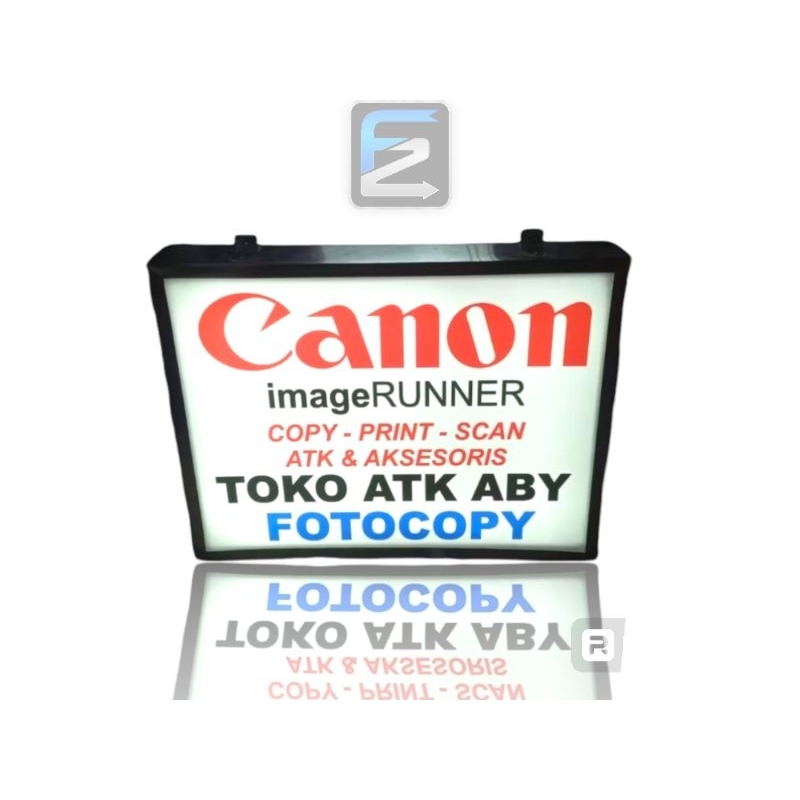 Jual NEON BOX FOTOCOPY ( Ready stok 1 hari jadi ) ukuran 25x30 | Shopee ...