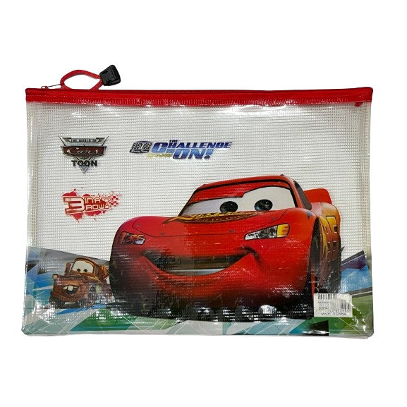 Jual Map Folder Plastik Mika Bening Jaring Karakter / Map Jaring / Tas ...