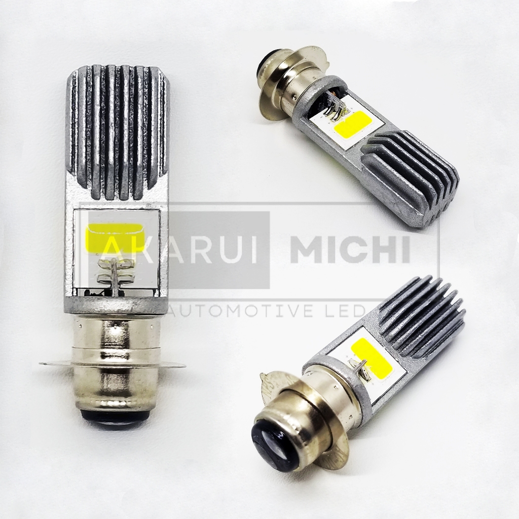 Jual LAMPU LED UTAMA 2 SISI H6 AC/DC BOHLAM DEPAN MODEL M2B MOTOR BEBEK MATIC UNIVERSAL | Shopee ...