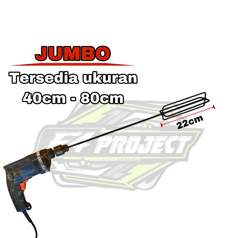 Jual MATA BOR MIXER BALING-BALING MULTIFUNGSI UKURAN BESAR BESI SNI 8mm ...