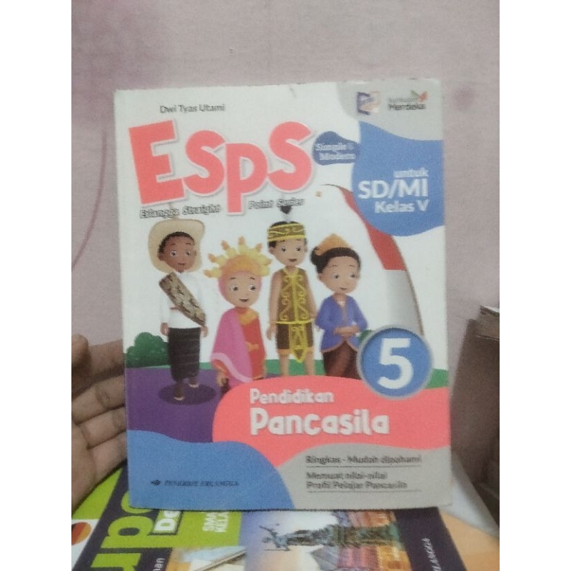 Jual buku esps ppkn/pendidikan pancasila kelas 5 V sd mi erlangga kurikulum merdeka | Shopee ...