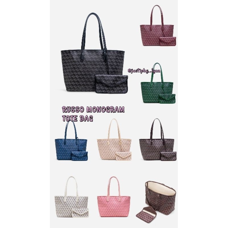 Jual Christy Ng Original 🇱🇷 - Russo Large Monogram Tote Bag ( Tidak ...