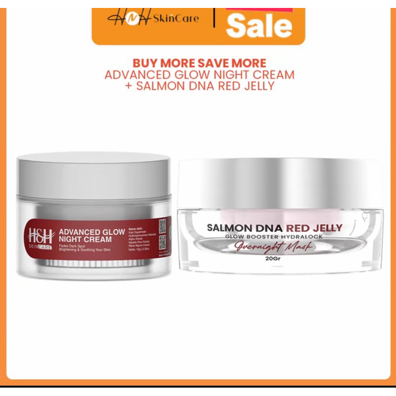 Jual DNA Salmon Red jelly Glow BOOSTER Overnigt Mask Signature By Dr ...