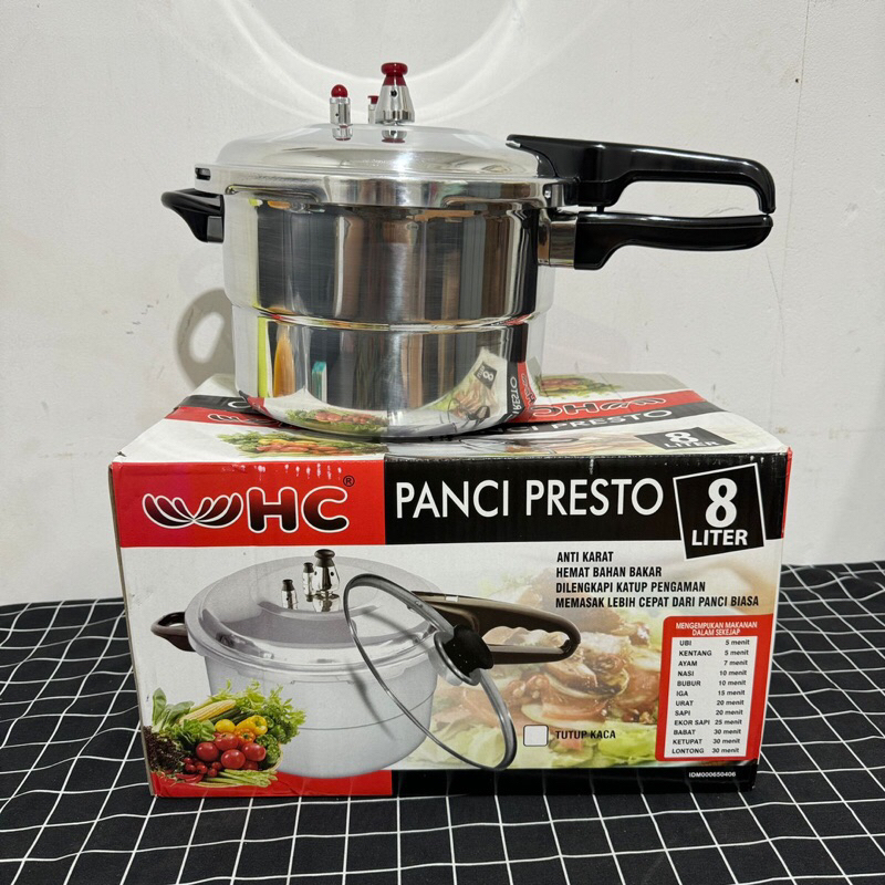 Jual Panci Presto Stainless 8Liter | Shopee Indonesia