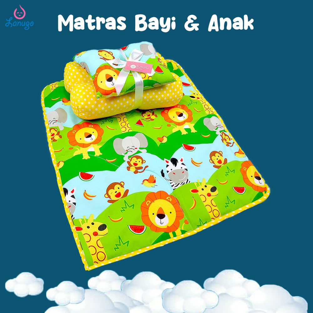 Jual Matras Bayi / Perlak Bayi / Tempat Tidur Bayi / Bedding Set Bantal ...