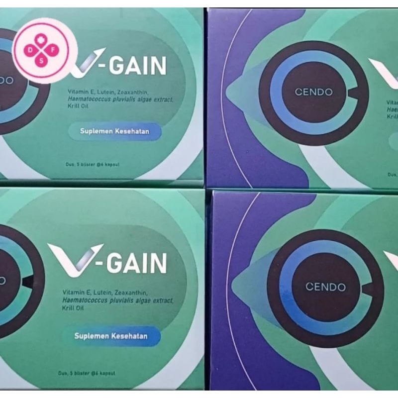Jual CENDO V-GAIN 1 BOX @30 KAPSUL | Shopee Indonesia