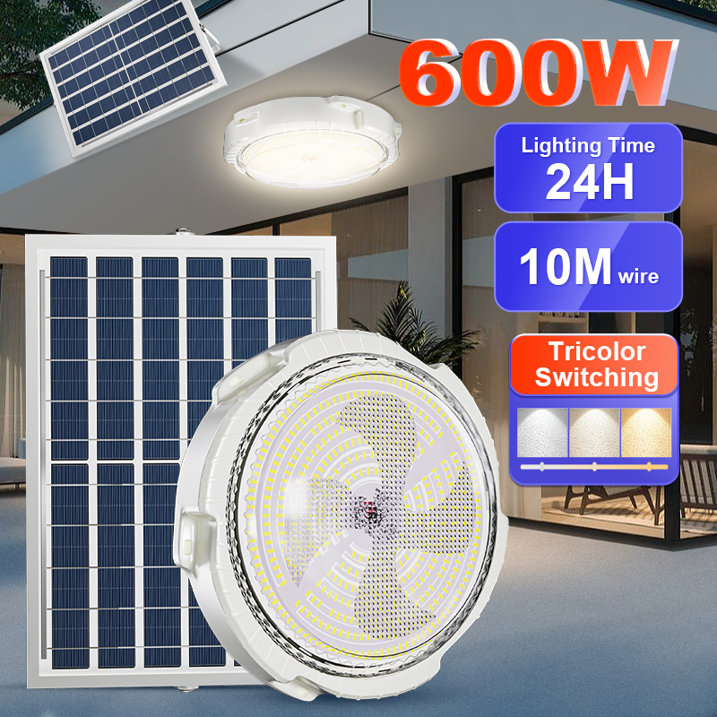 Jual Garansi 10 tahun Solar Ceiling Lampu 600W Lampu Solar Cell Lampu ...