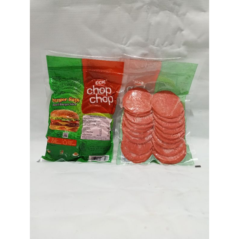 Jual Chop chop burger sapi 20s 280gr | Shopee Indonesia