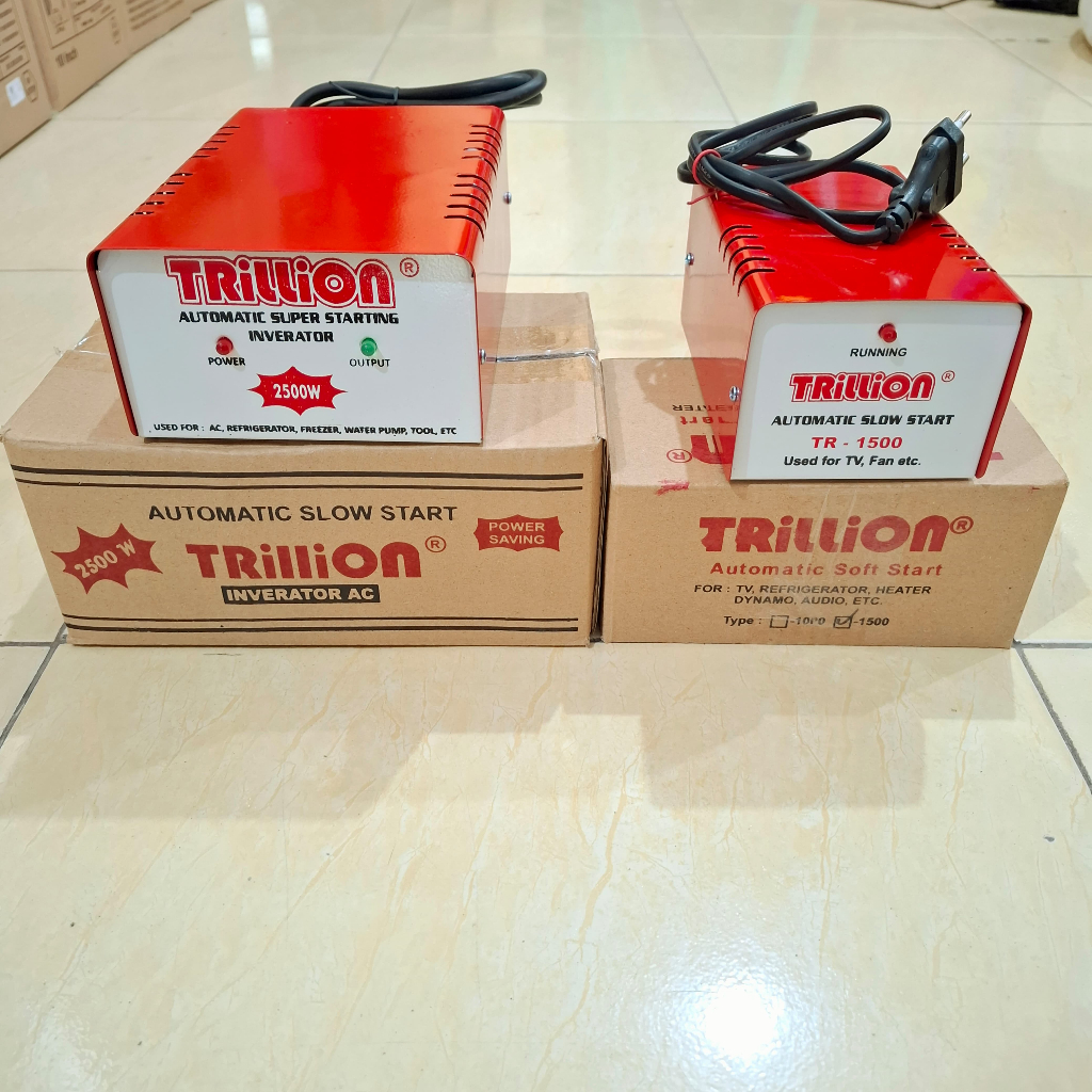 Jual TRILLION Inverator 1500 / 2500 Watt Automatic Soft Start Anti ...