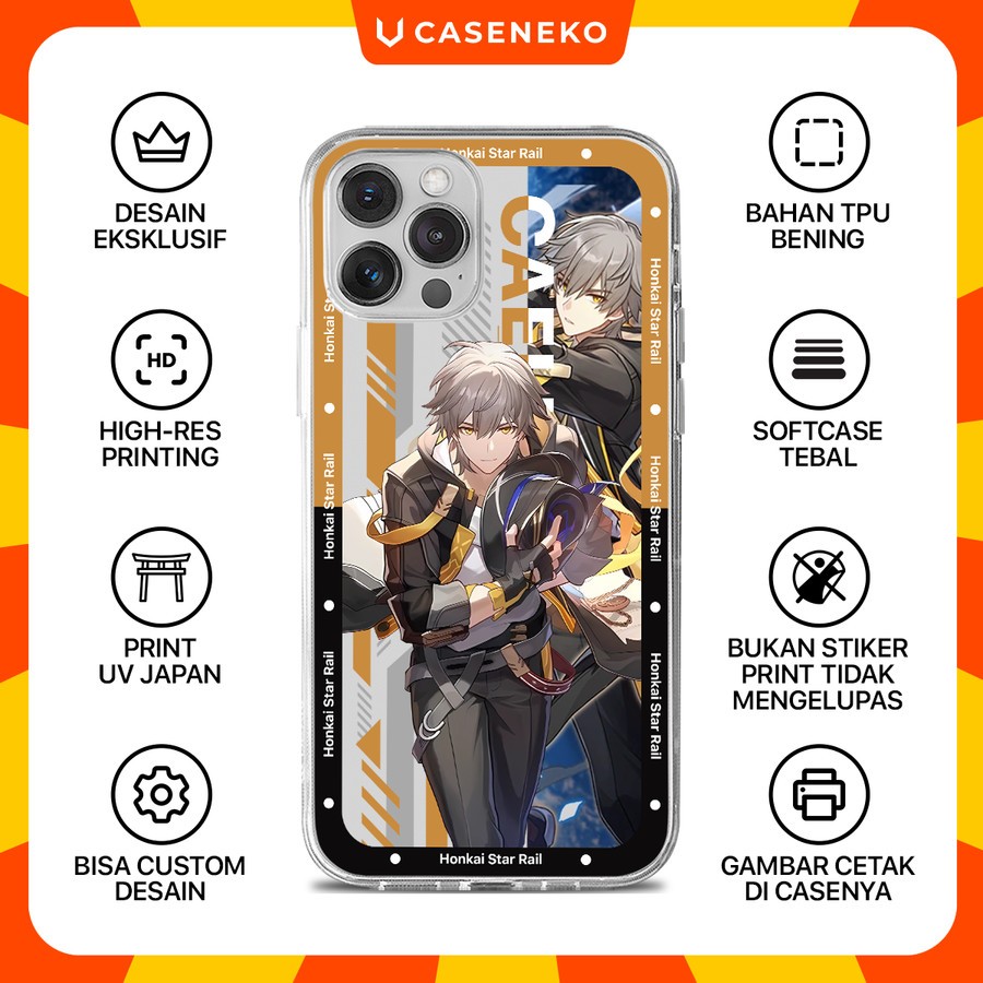 Jual Custom Case HP Caelus Harmony Honkai Star Rail HSR Casing ...