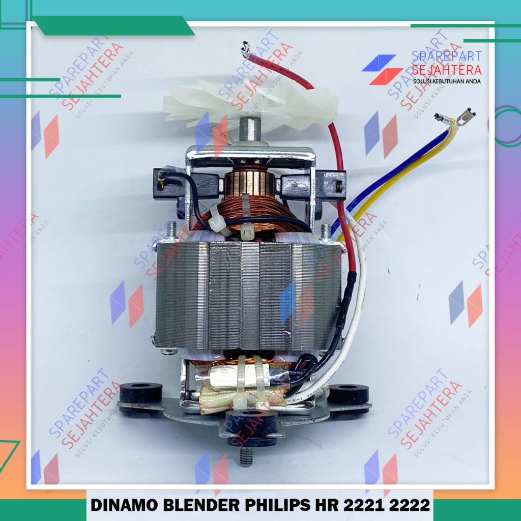 Jual MOTOR DINAMO BLENDER PHILIPS HR 2221 2222 2223 MODEL BARU TEMBAGA Tins | Shopee Indonesia