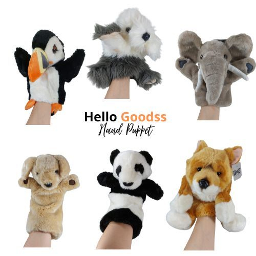 Jual Boneka Tangan Hand Puppet Anjing Husky Rubah Burung Panda Gajah ...