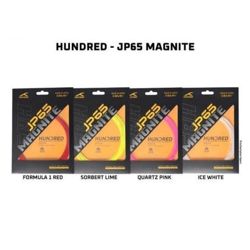 Jual Senar Raket Badminton HUNDRED JP65 MAGNITE / JP 65 MAGNITE ...