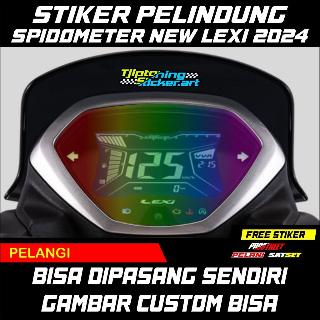 Jual STIKER SPEEDOMETER TRANSPARAN LEXI 2024 - NEW LEXI - YAMAHA LEXI ...