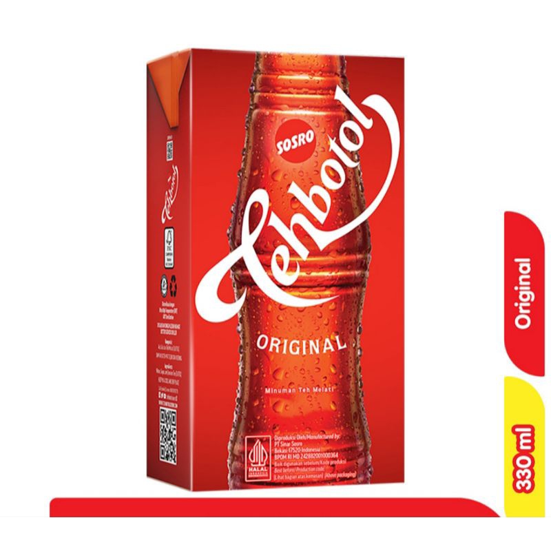Jual TEH BOTOL SOSRO KOTAK 330ML | Shopee Indonesia