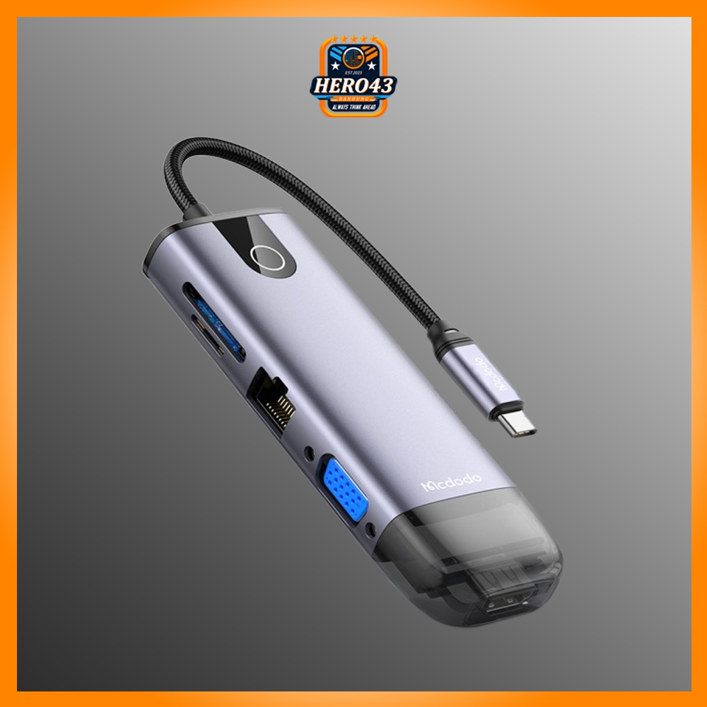 Jual Mcdodo USB type C 10 in 1 HUB with HDMI 4K + VGA | Shopee Indonesia