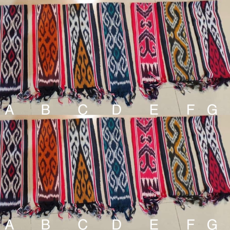 Jual syal ikat kepala selendang tenun original ethnik dayak kalimantan ...