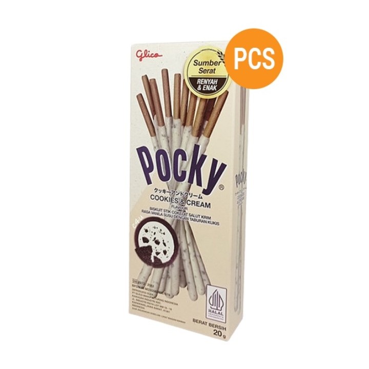 Jual Glico Pocky Mini Box Cookies & Cream 20 gr 1 Pack Isi 10 Pcs ...