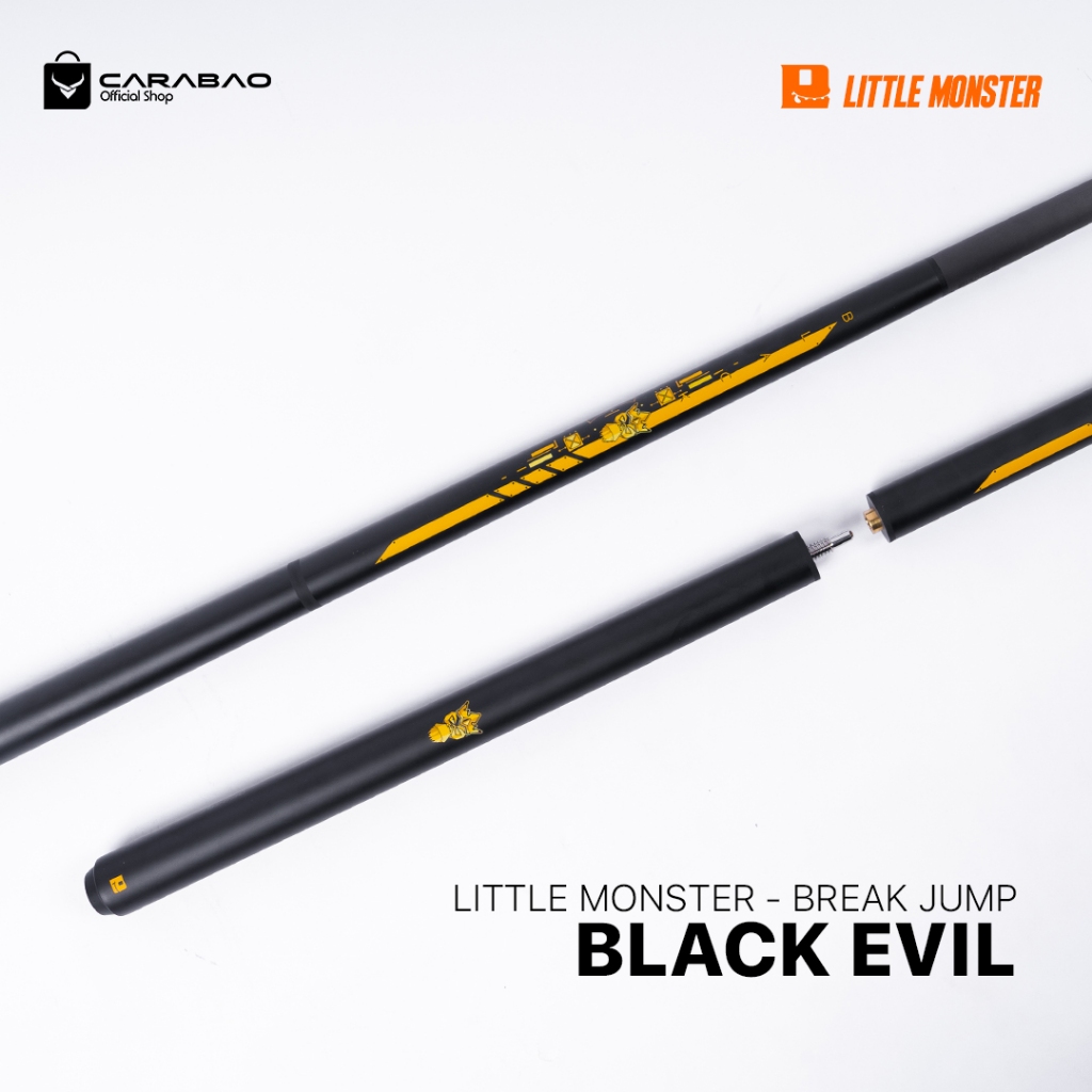 Jual LITTLE MONSTER BREAK JUMP "BLACK EVIL" BREAK JUMP CUE STICK ...