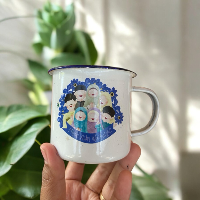 Jual Gelas Enamel Custom|Souvenir Gelas Enamel | Shopee Indonesia