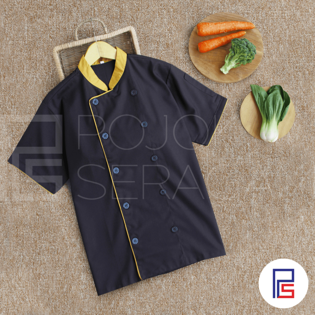 Jual Chef Jacket | Baju Koki | Baju Cook | Seragam Koki Coklat Lengan ...