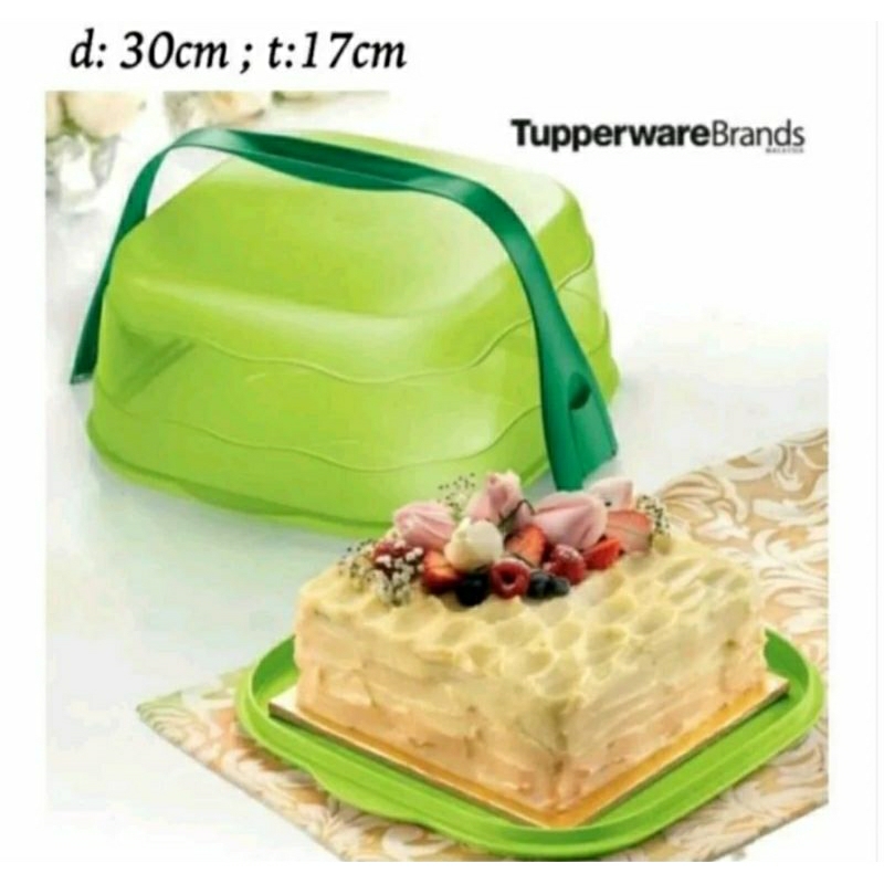 Jual Cake Taker tempat Roti Tupperware Baru | Shopee Indonesia