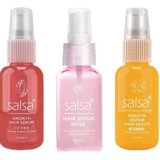 Jual SALSA Hair Serum Keratin & Growth Treatment 80ml | Shopee Indonesia