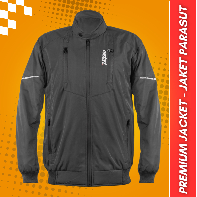 Jual Jaket Motor Parasut Pria Jumbo Anti Air Bahan Parasut Waterproof ...