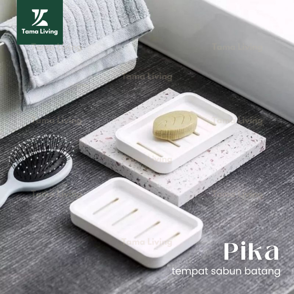 Jual TAMA LIVING Pika Tatakan Sabun Batang Plastik Estetik Wadah Sabun ...