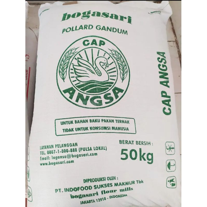 Jual Pollard Gandum Cap Angsa Polar Pakan Ternak 15 kg | Shopee Indonesia