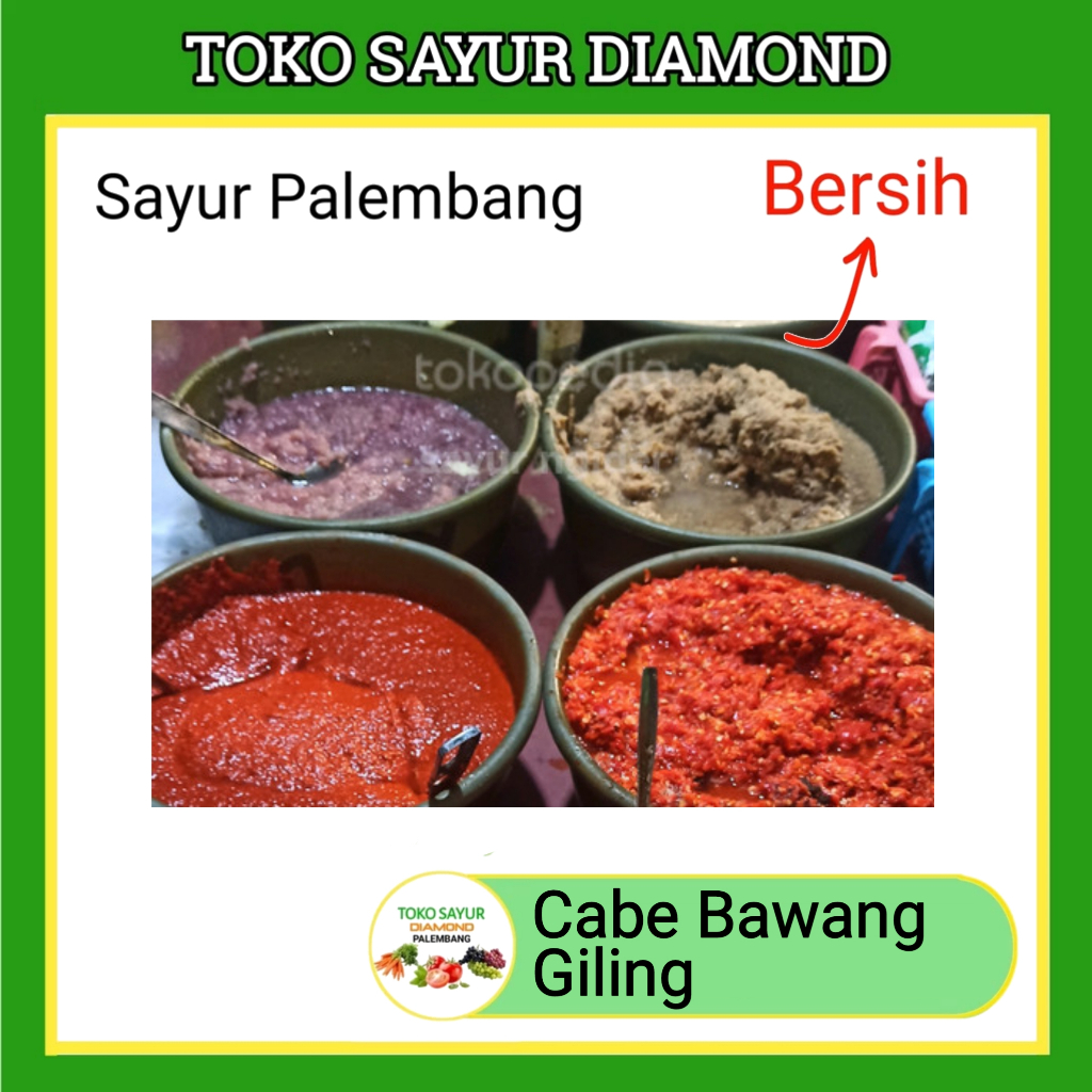 Jual Cabe Giling Bawang Giling Merah Putih Per Bks - palembang | Shopee ...