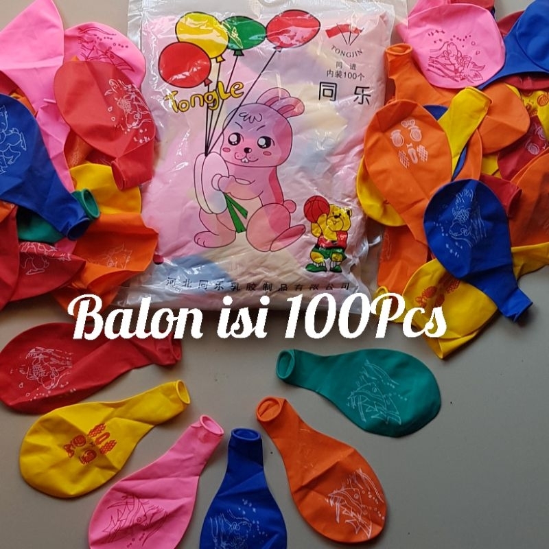 Jual Mainan Balon,Mainan Balon isi 100 Pcs,Mainan Jadul,Mainan Edukasi ...