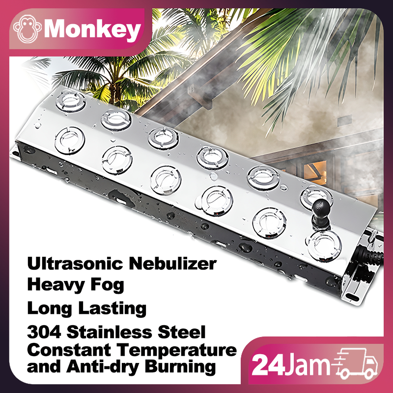 Jual Mist Maker Ultrasonic 10/12 mata Mesin Kabut Humidifier Pembuat ...