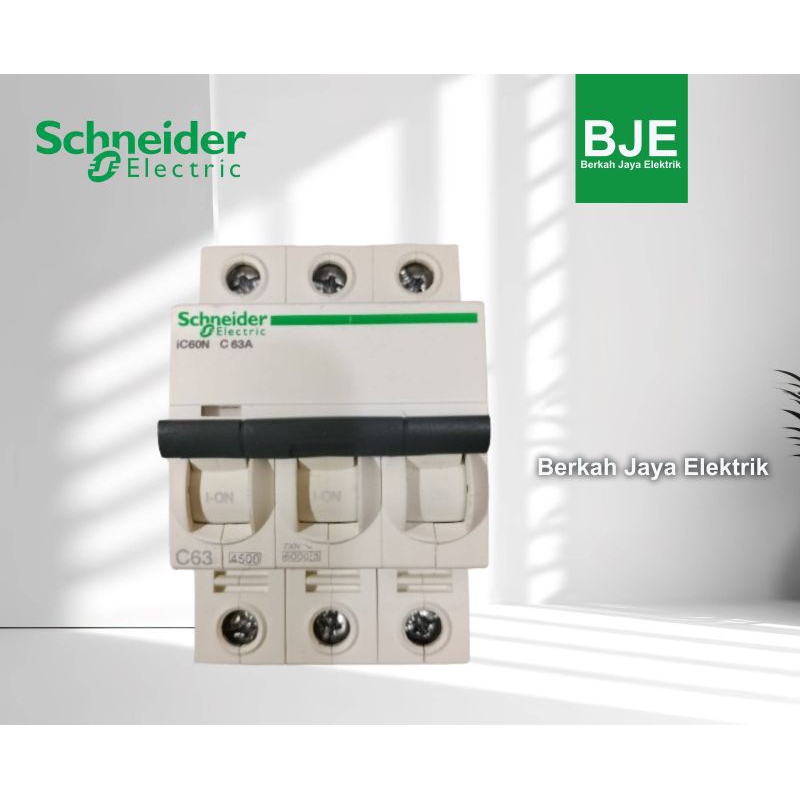 Jual MCB SCHNEIDER 3P tipe C10A C16A C20A C25A C32A C40A C50A C63A ...