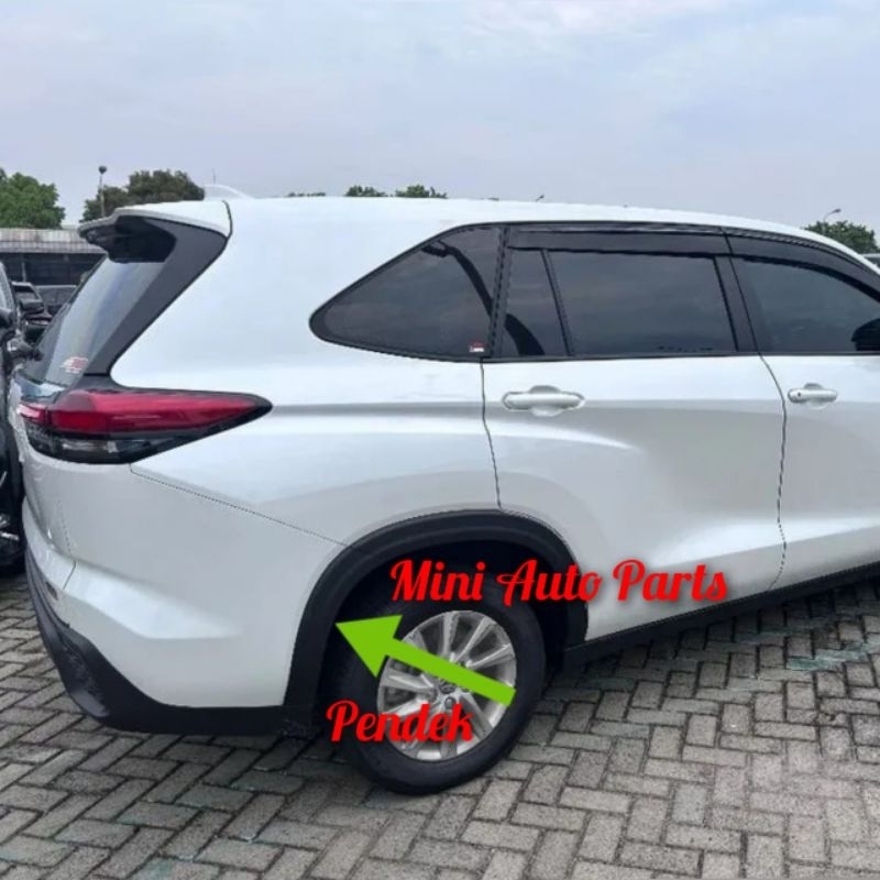 Jual Bodykit OVER Fender MOULDING Bemper BUMPER Belakang KANAN Innova ...