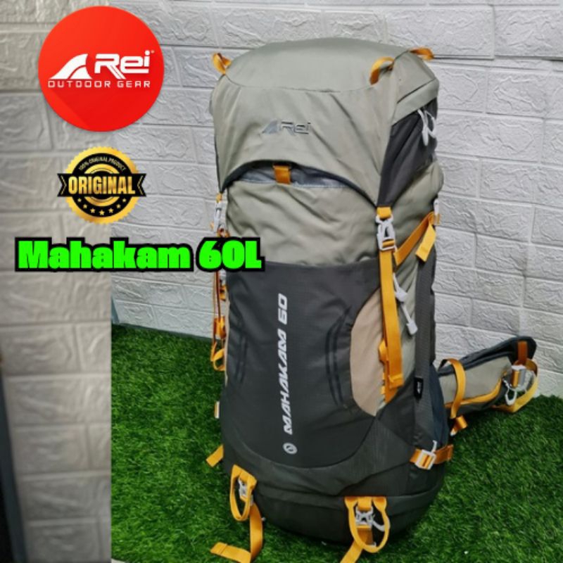 Jual Tas Carrier Rei Mahakam 60L+Raincover Original | Shopee Indonesia