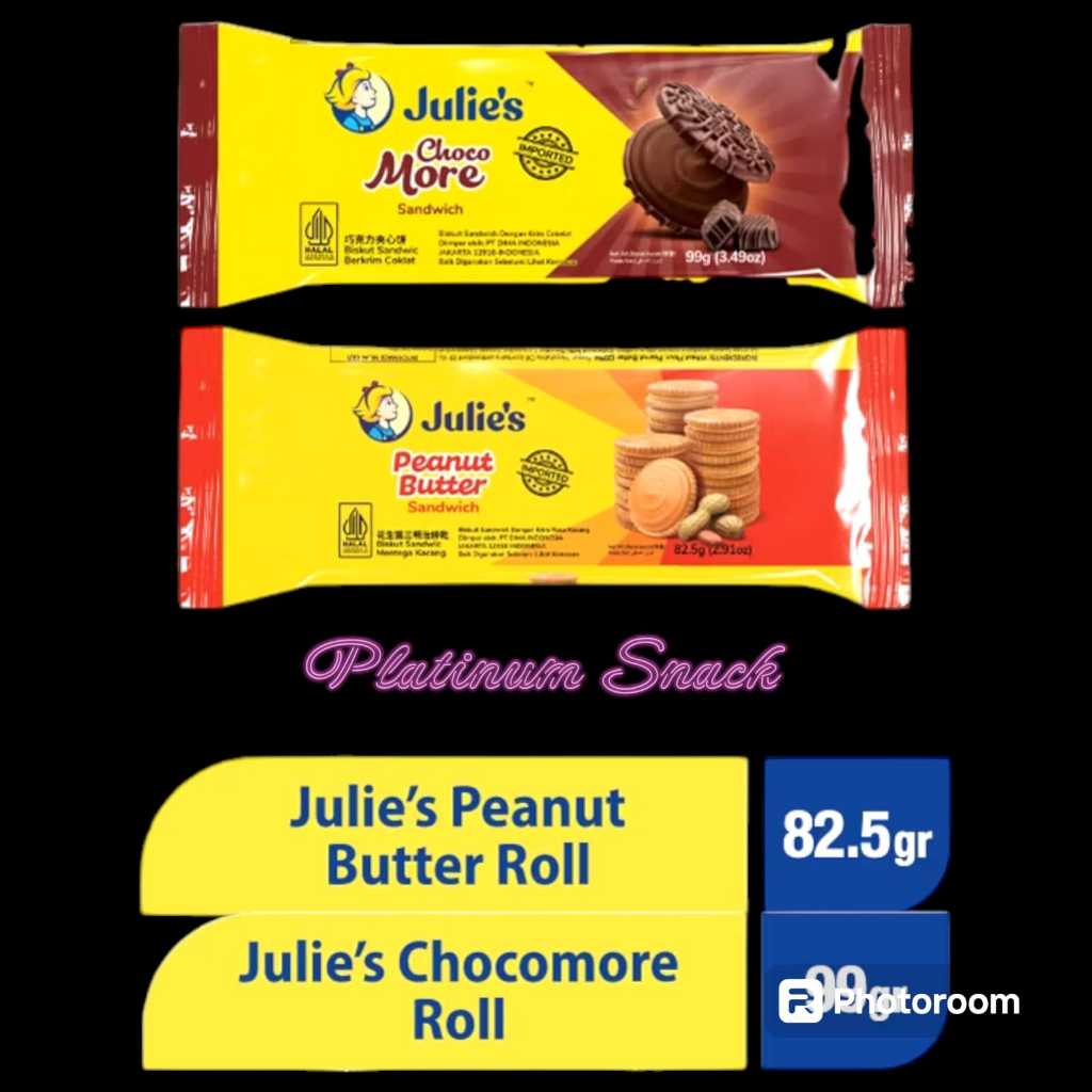 Jual Julie's Roll | 1 Roll @ 82.5 Gr | Julies | Shopee Indonesia