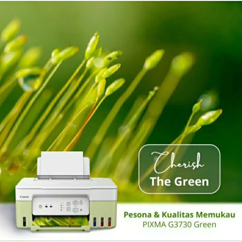 Jual Printer CANON Pixma G3730 Green (Print,Scan,Copy,Wifi) | Shopee ...