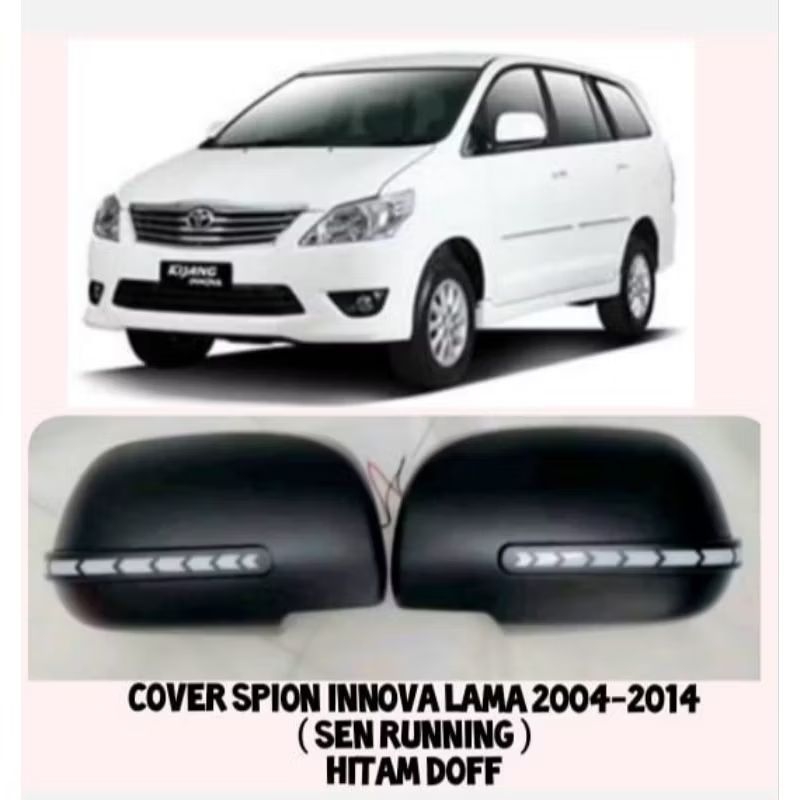 Jual COVER SPION INNOVA LAMA 2004-2014 HITAM DOFF ( SEN RUNNING ...