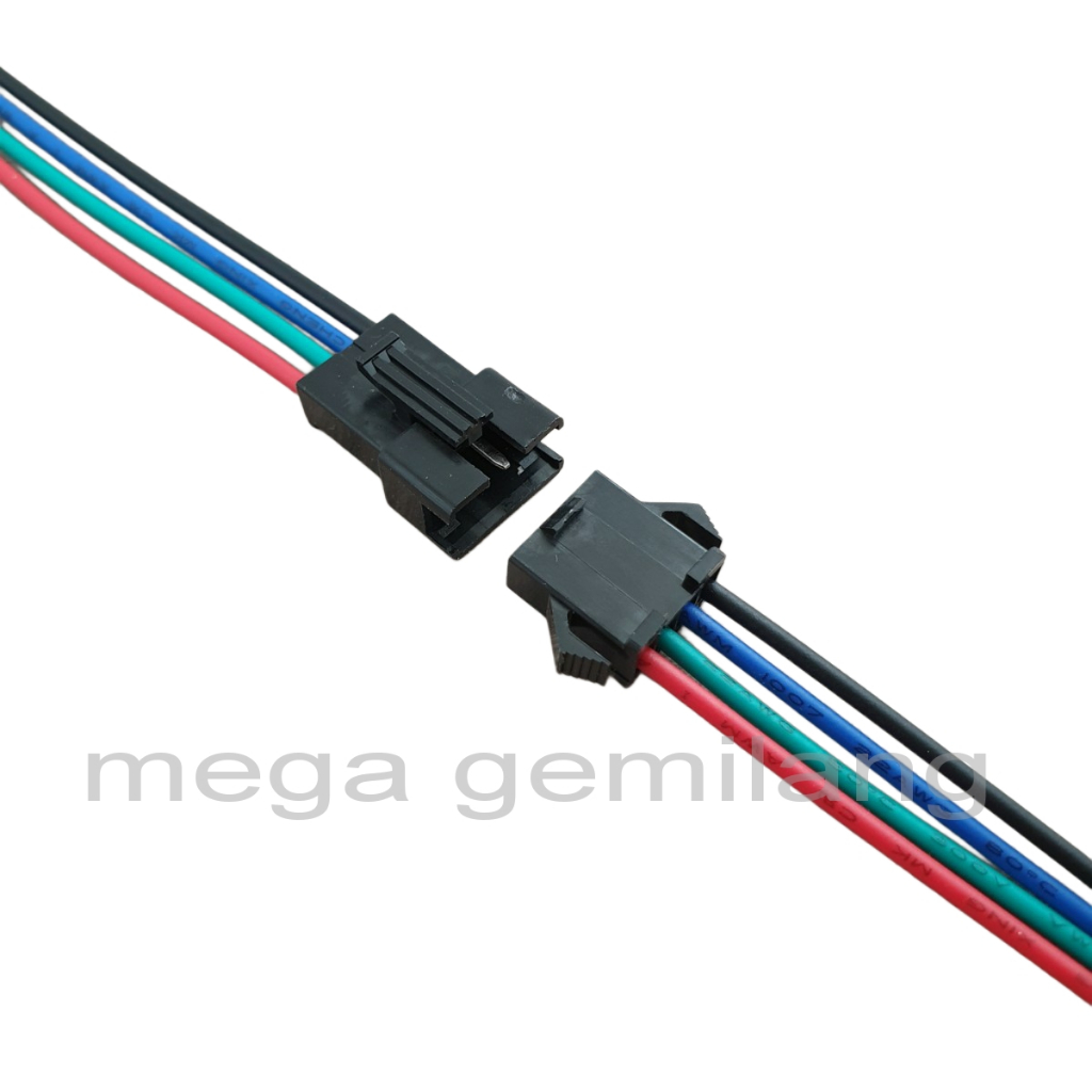 Jual Konektor SM JST 4 pin plus kabel | Soket kabel | Sambungan kabel ...