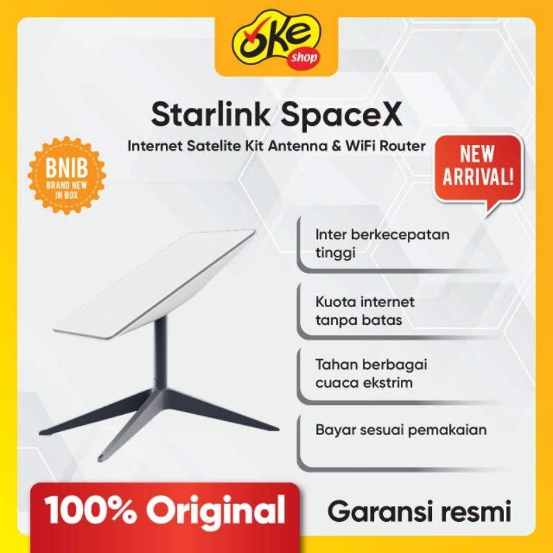 Jual Starlink Kit Internet Satelite & Wifi Router - Garansi Resmi ...